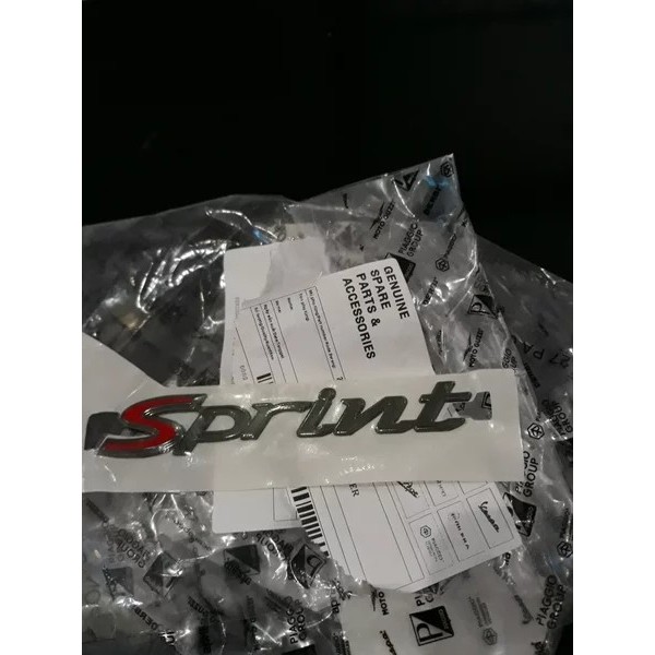 Jual Sparepart Vespa emblem sticker SPRINT body samping original ...
