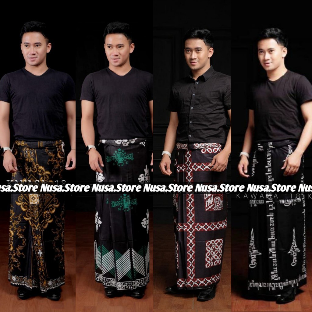 Jual Sarung Batik Halus Motif Wayang Gunungan - Warna Kuning - Sarung ...