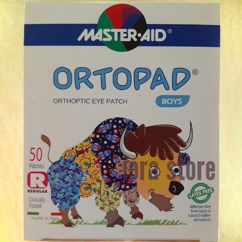 Jual Master Aid Eye Patch Ortopad Boys Junior Medium Regular, Eyepatch ...