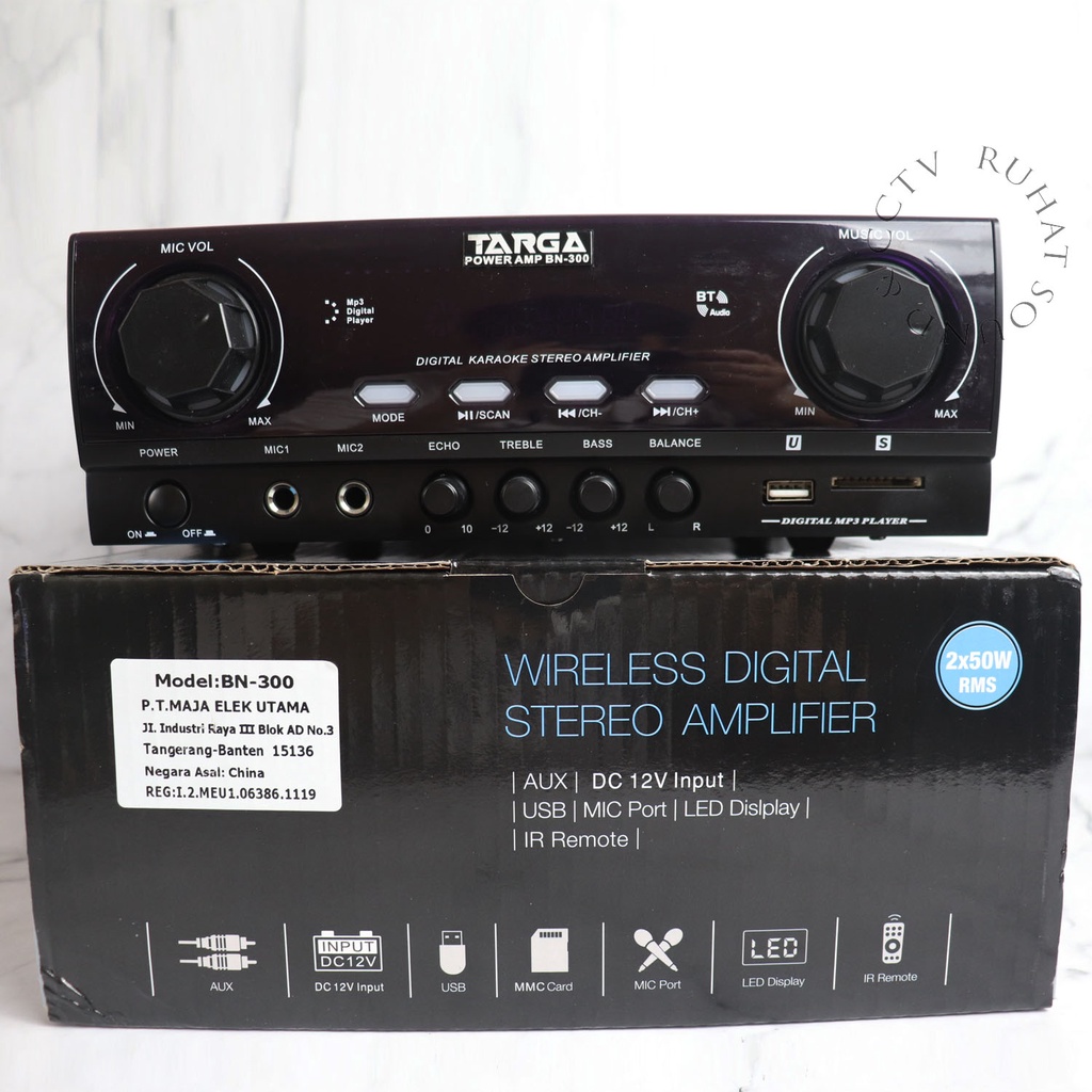 Jual AMPLIFIER TARGA BN 300 ORIGINAL | Shopee Indonesia