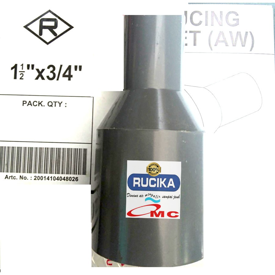 Jual Vlok Sock V sok Reducing Socket Reducer Aw 1 1/2 X 3/4 Inch RUCIKA ...