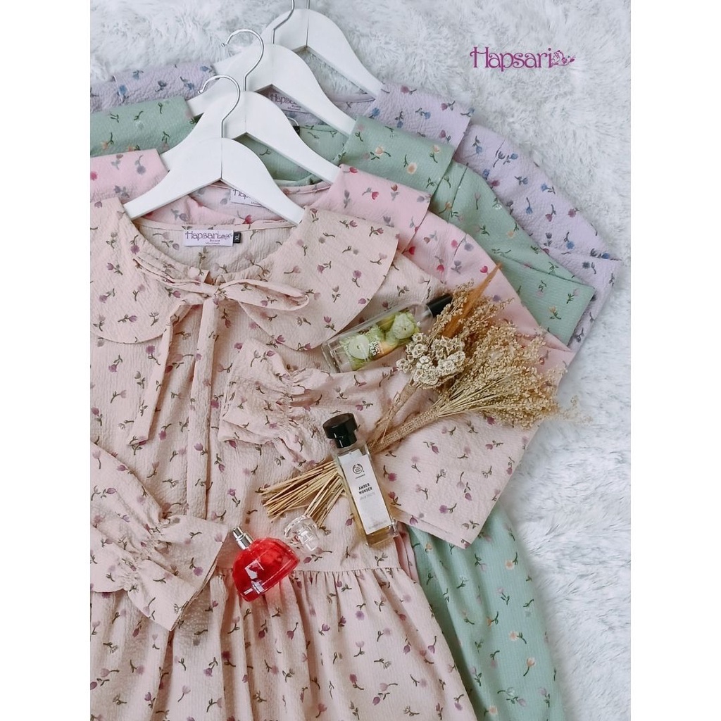 Jual Hapsari - Ballerina Dress Korean | Gamis Busui | Homedress Bunga ...