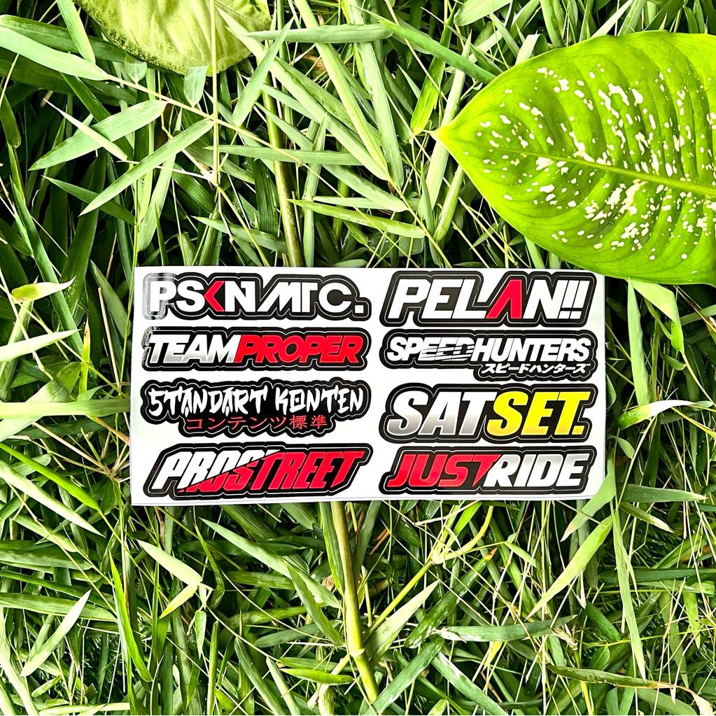 Jual Stiker Print Cut Stiker Racing Pack Stiker Motor Variasi | Shopee ...