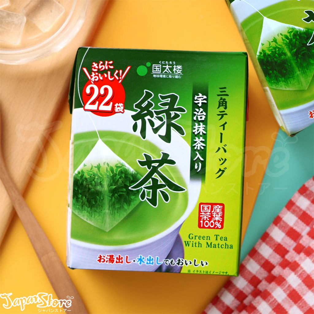 Jual Kunitaro Ryokucha Greentea Tea Bag [22 Tea Bag] | Shopee Indonesia