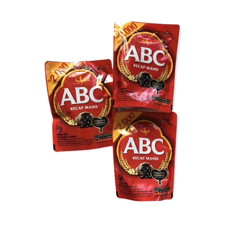 Jual kecap manis ABC 60ml sachet 2000 | Shopee Indonesia