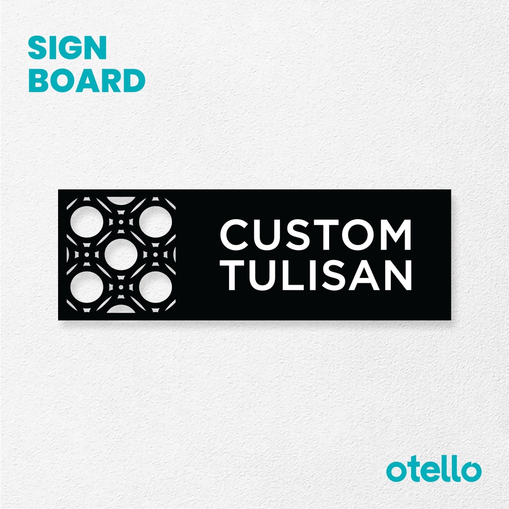 Jual Custom Sign Board Akrilik Signage Board Acrylic Print Petunjuk ...