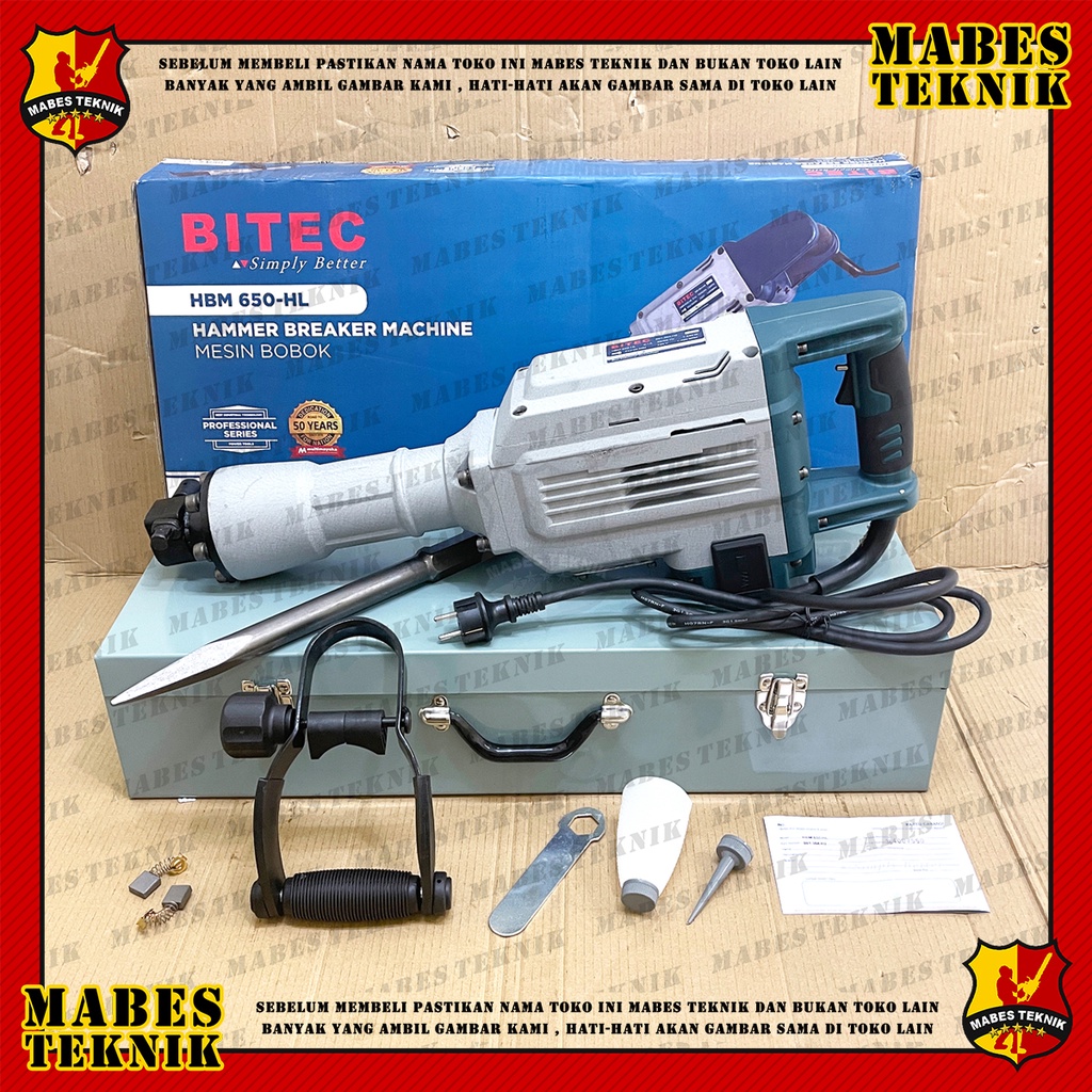 Jual BITEC HBM 650 HL / HBM 650 - JACK HAMMER MESIN BOBOK BETON ASPAL COR | Shopee Indonesia