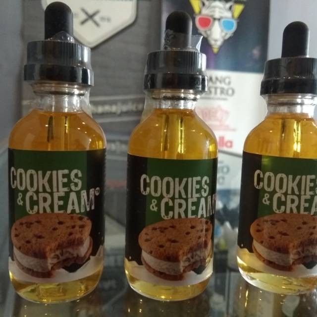 Jual LIQUID COOKIES & CREAM™ 60ml 3mg | Shopee Indonesia