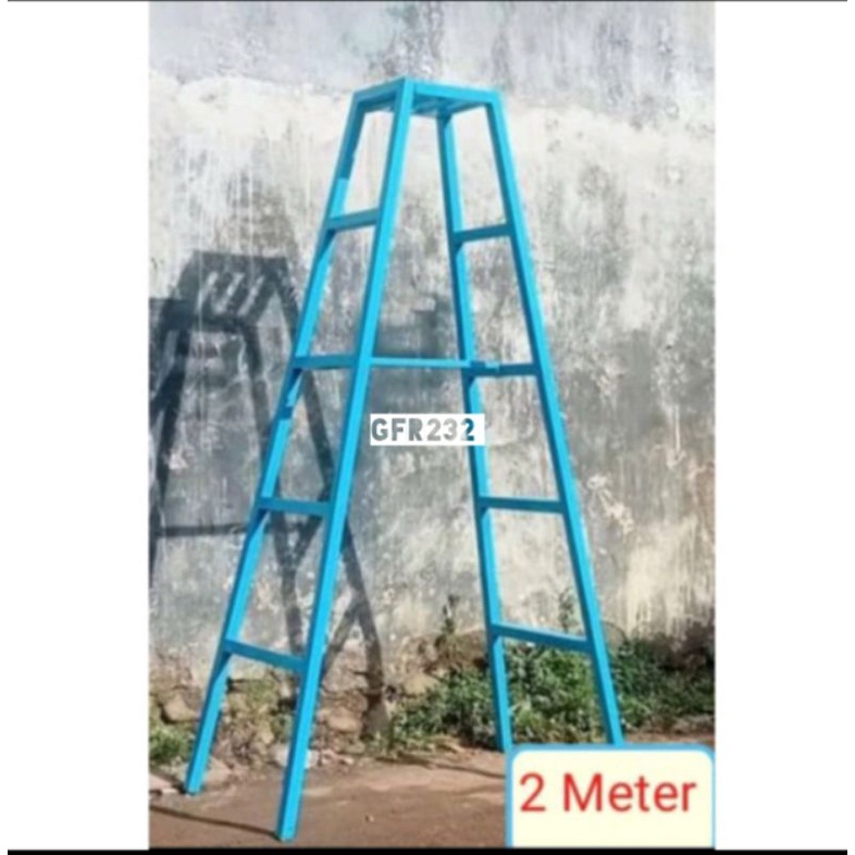 Jual Tangga lipat besi Hollow4x4 galvanis tinggi 2 mter | Shopee Indonesia