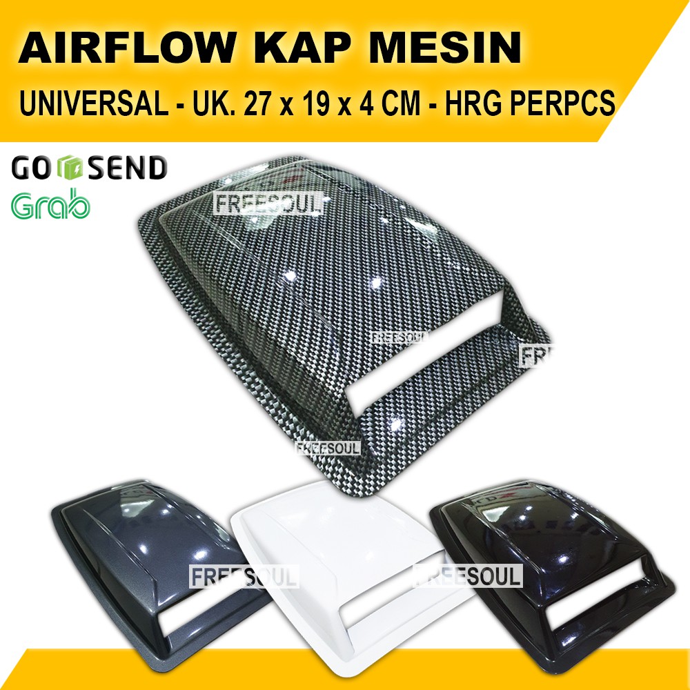 Jual Air Flow Mobil - Airflow - Air Scoop Kap Mesin Mobil Universal ...