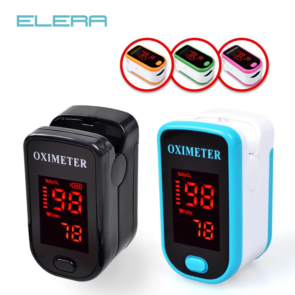 Jual New!! Finger Pulse Oximeter With Case Fingertip Oximetro de pulso ...