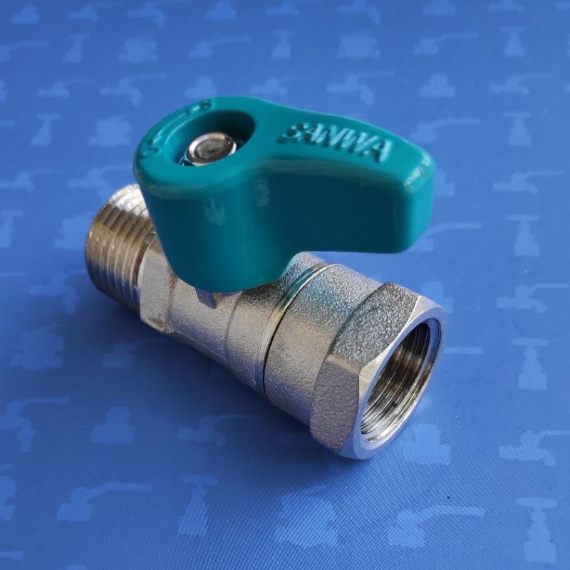 Jual Stop Kran Valve SANWA Mini Ball Valve 1/2" (MF) | Shopee Indonesia