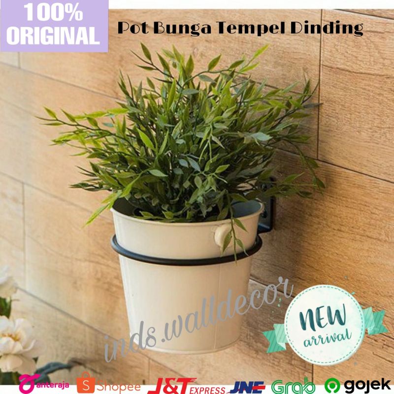 Jual Rak Pot Bunga Tempel Dinding Besi Minimalis Murah/ Rak Pot Gantung ...