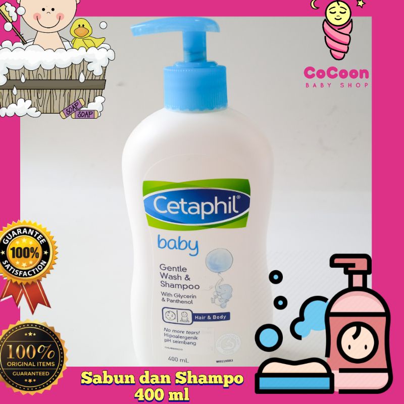 Jual Sabun Sampo Bayi Cetaphil Baby Gentle Wash and Shampoo Calendula ...