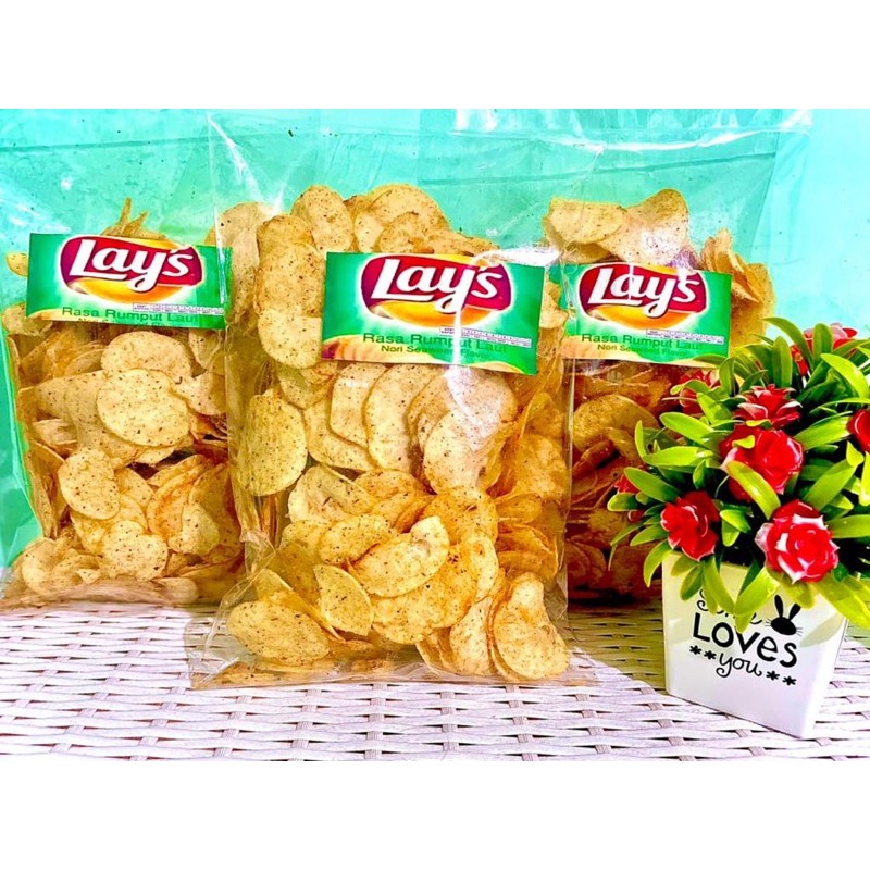 Jual LAYS RUMPUT LAUT/SNACK BRANDED/SNACK KILOAN | Shopee Indonesia