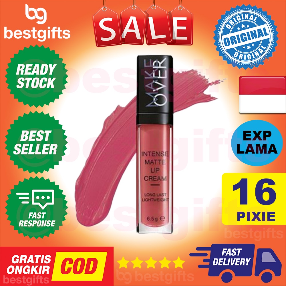 Jual MAKE OVER MAKEOVER INTENSE MATTE LIP CREAM GLOSS STIK STICK TINT ...