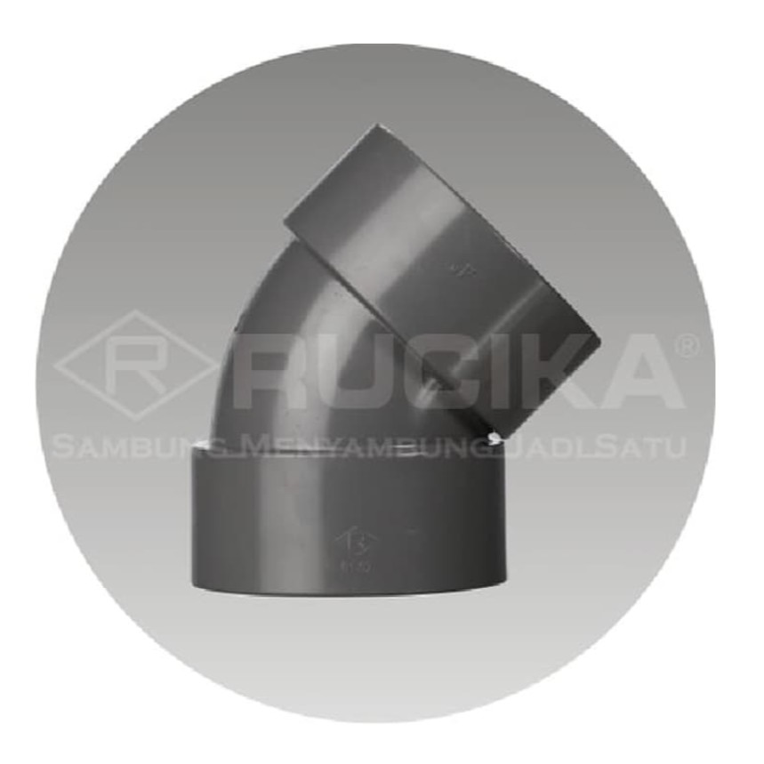 Jual Keni 45 / Elbow 45 / Knee RUCIKA D 2 1/2 inch / Sambungan L 45 pipa | Shopee Indonesia