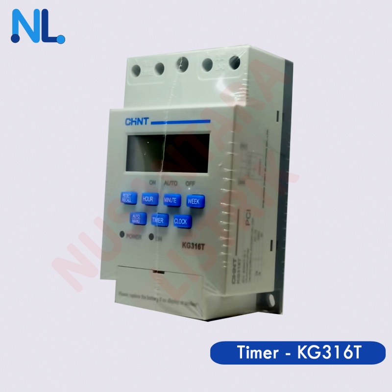 Jual Digital Timer Time Relay Switch Delay CHINT KG316T 1NO 1NC ...