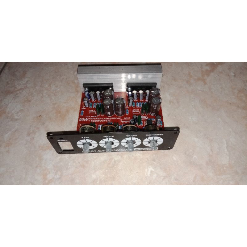 Jual power mobil 12v BTL stereo 90watt-kit power ampli LA 4440 | Shopee ...