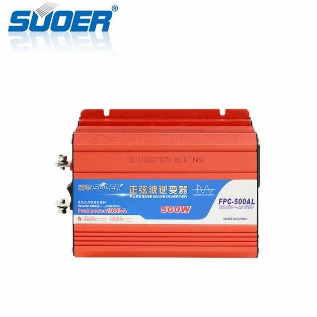 Jual Inverter Pure Sine Wave 500W Merk Suoer + Usb ( input 12V ) | Shopee Indonesia