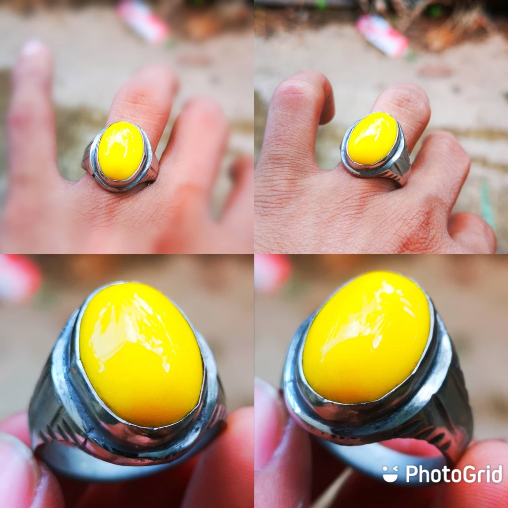 Jual Batu Cincin Akik Kembang Johar Oval Ring Tanam High Quality ...