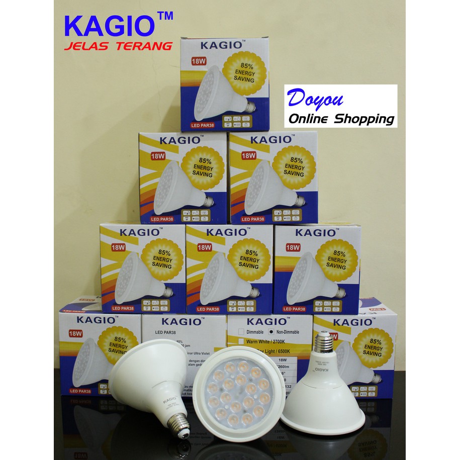 Jual Lampu LED Kagio PAR38 18W, Fitting E27 | Shopee Indonesia