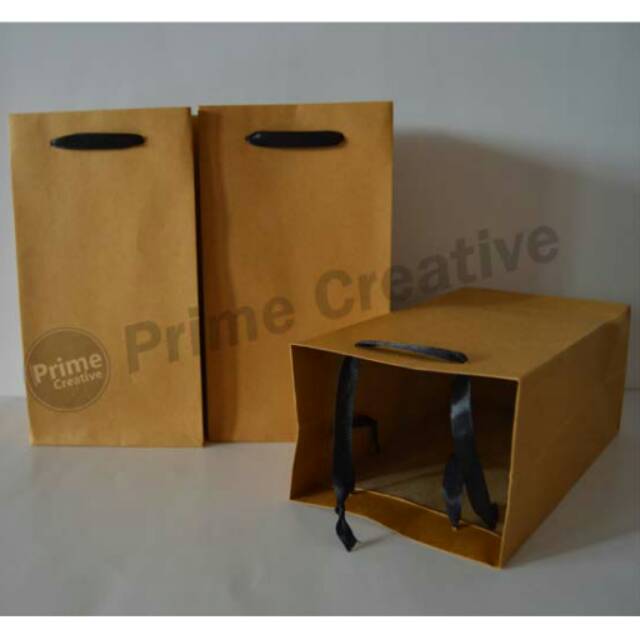 Jual [12x9x22cm] 1pcs Paper Bag Small | Shopee Indonesia