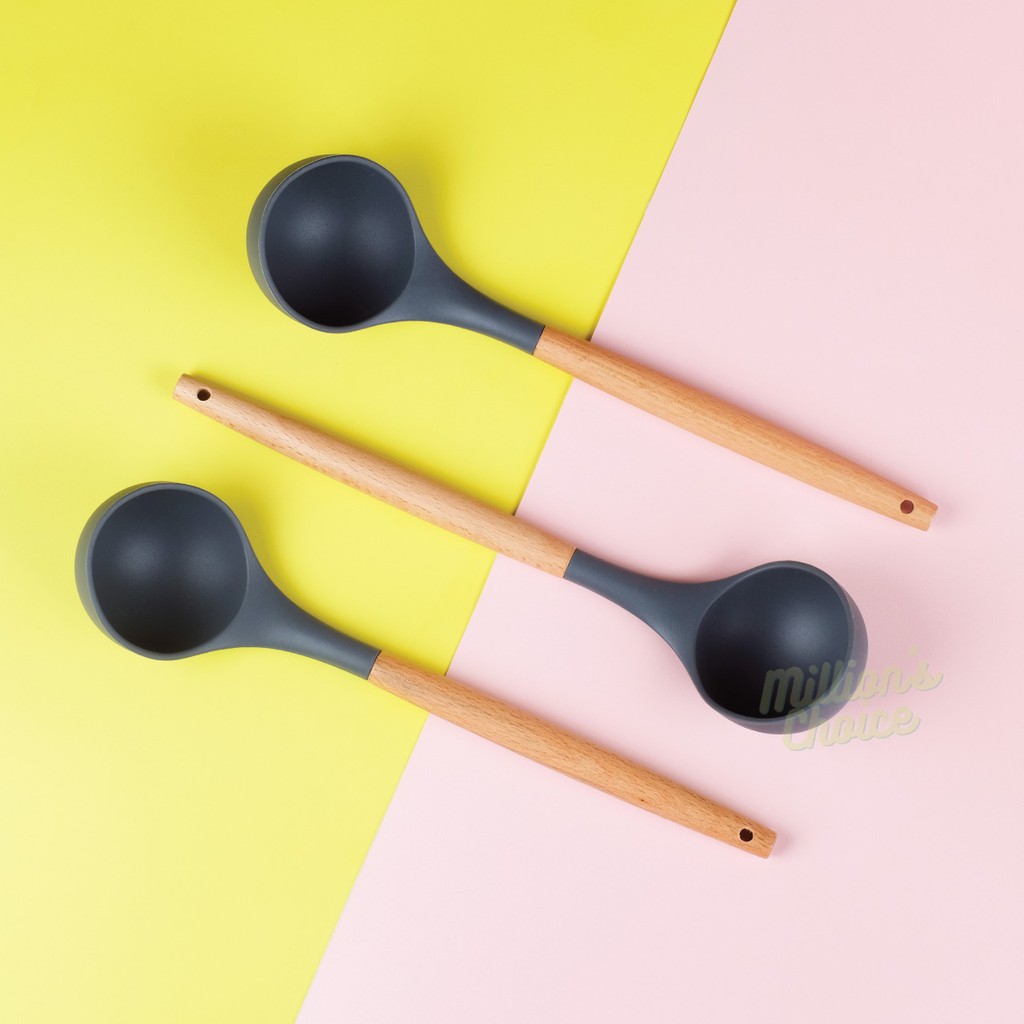 Jual Ladle silicone / centong kuah besar centong kuah silikon / soup ...
