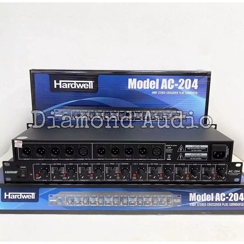 Jual Crossover Hardwell Ac 204 Plus Subwoofer 4 Way Original Ac204 ...