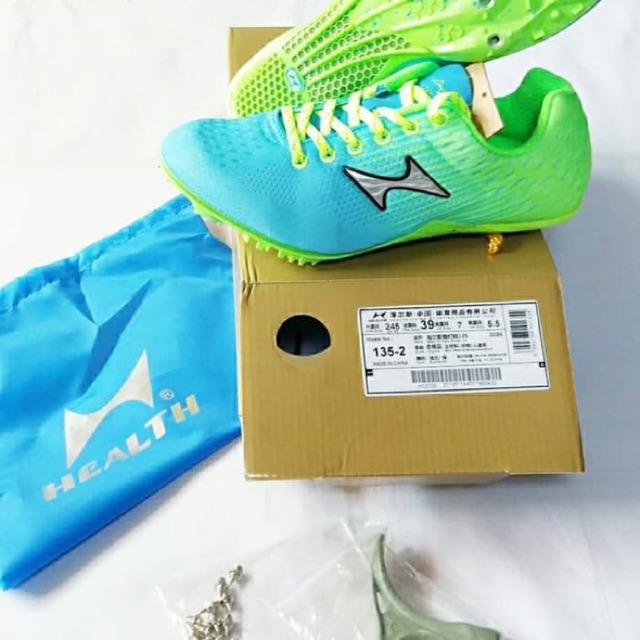 Jual Sepatu lari atletik / spike sprint Health 135 | Shopee Indonesia
