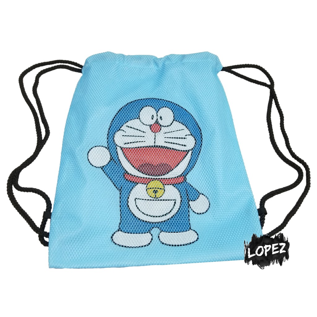 Jual Tas Jaring Doraemon Stand / Tas Ransel Doraemon Nobita Nobi ...