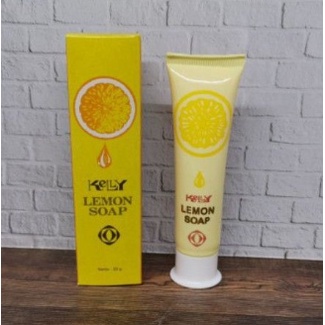 Jual Kelly facial wash lemon 25gr // sabun wajah kelly lemon // kelly ...