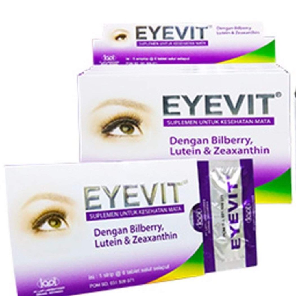 Jual EYEVIT VITAMIN MATA 30 KAPSUL ASLI | Shopee Indonesia