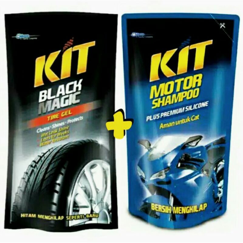 Jual PROMO MURAH Kit Black Magic Tire Gel (Semir Ban) & Kit Motor ...