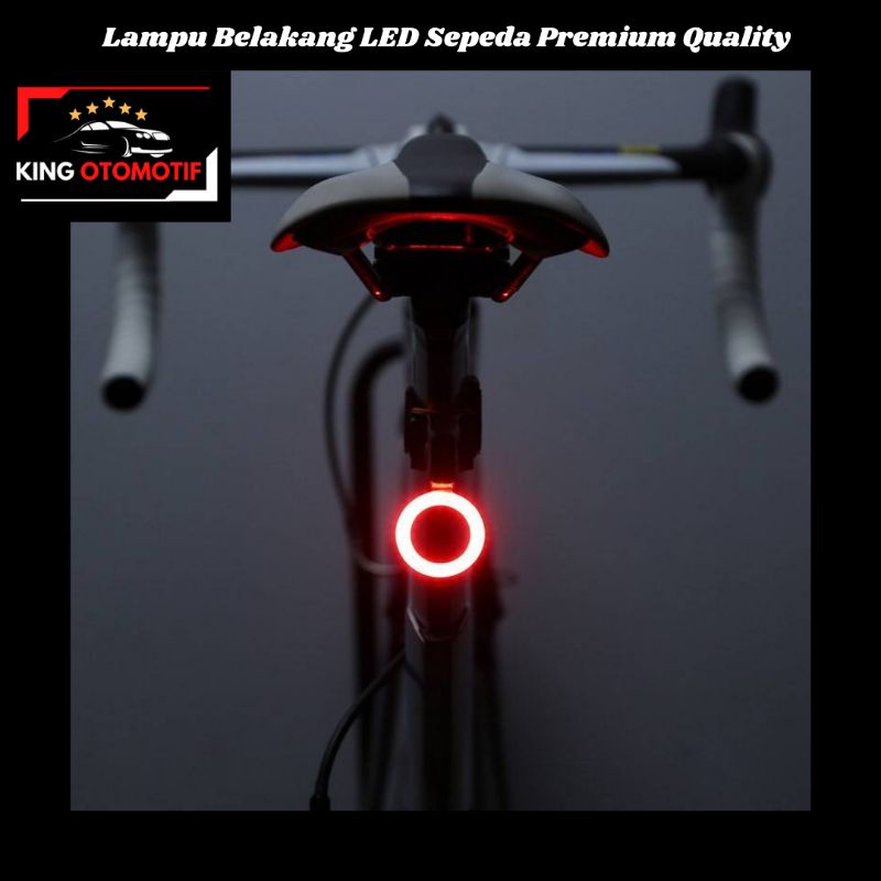 Jual Lampu Sepeda Tail Light LED Bicycle USB Charging Premium Quality ...