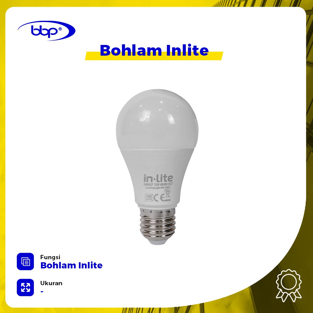 Jual Lampu LED 12 Watt INB007 Inlite Hemat Energi | Shopee Indonesia