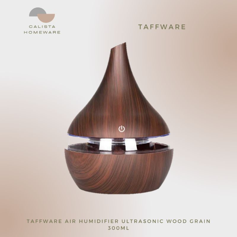Jual Taffware Air Humidifier Ultrasonic Wood Grain 300ml | Shopee Indonesia