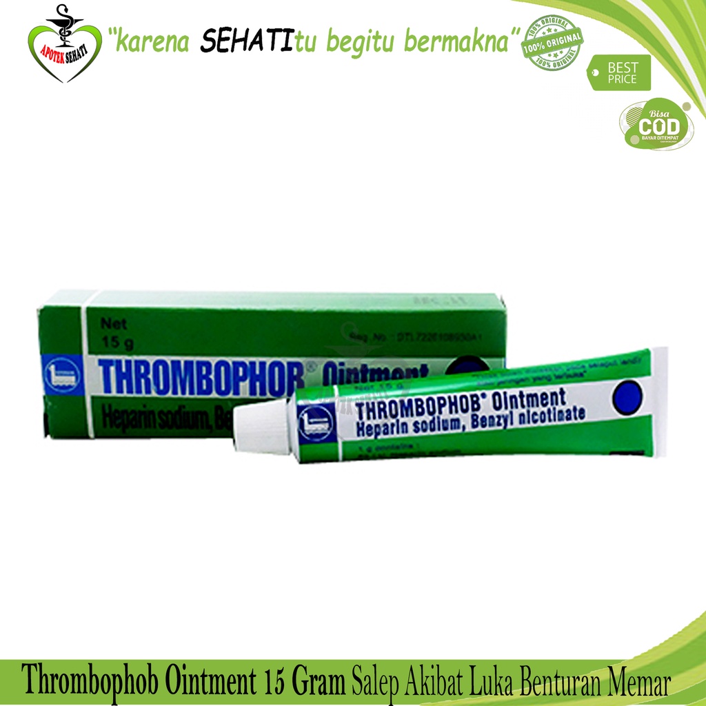 Jual Thrombophob Salep Bengkak Lebam Terbentur Menghilangkan Pembekuan ...