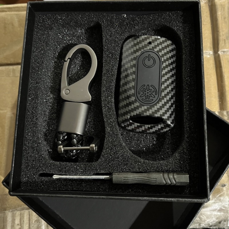 Jual Karbon Cover Remote Kunci Smart Key Motor Yamaha AEROX NMAX Lama ...