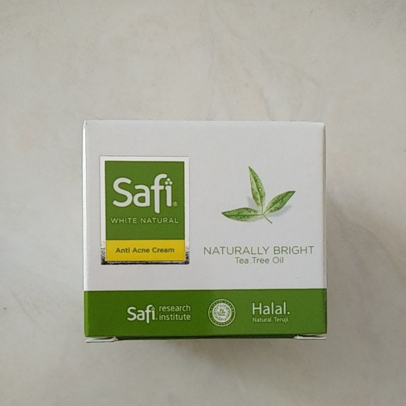 Jual SAFI WHITE NATURAL ANTI ACNE CREAM 40G | Shopee Indonesia