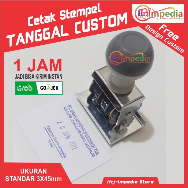 Jual Cetak Stempel Tanggal Custom Nama Perusahaan | Cetak Stempel ...