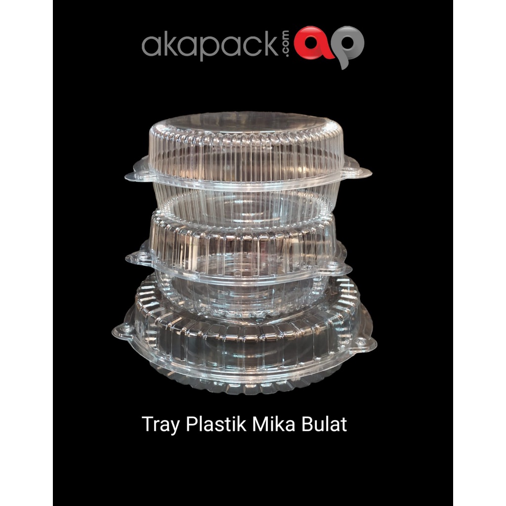 Jual Tray Mika Kue / Tray Mika Sifon Plastik / Tray Mika Bulat Kue Bolu ...