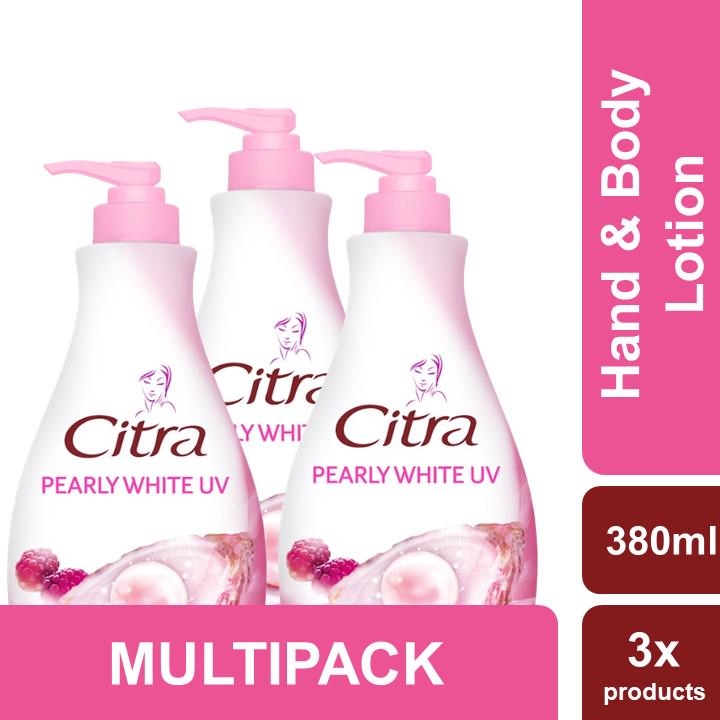 Jual Citra Body Lotion Korean Pearls 3x380mL | Shopee Indonesia