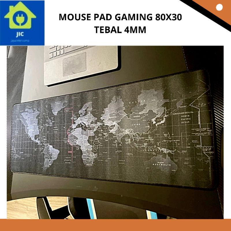 Jual MOUSE PAD GAMING 80X30 TEBAL 4MM | Shopee Indonesia