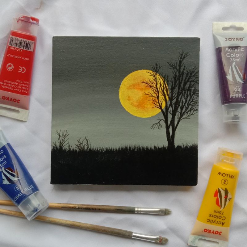 Jual Lukisan Kanvas Canvas Dekorasi Hiasan Pajangan Dinding Kamar Ruang ...