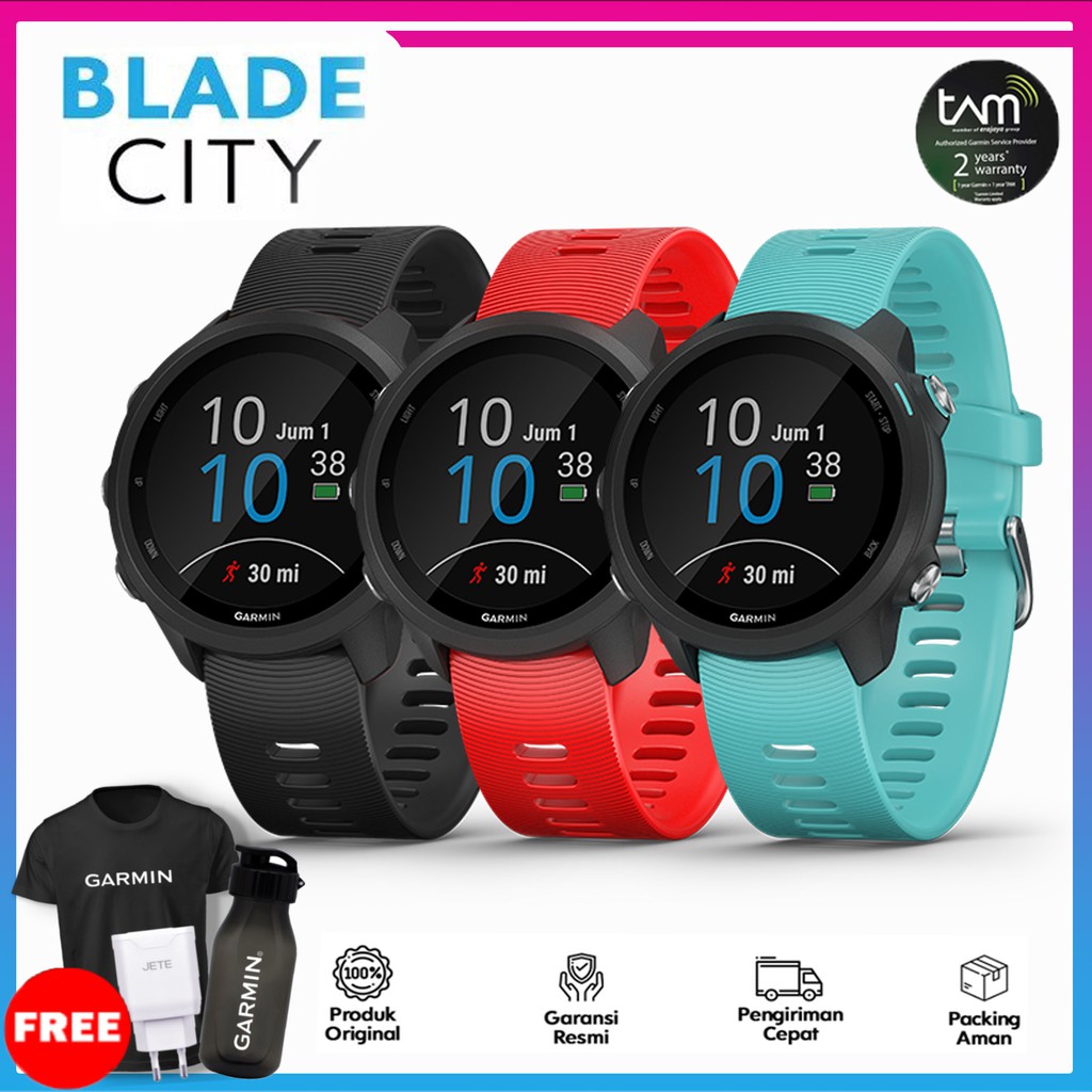 Jual Garmin Forerunner FR 245 Music Original Garansi TAM 2 Tahun ...