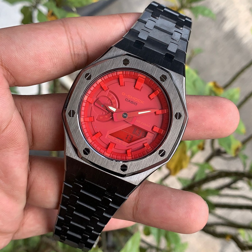 Jual Jam G-Shock GShock GA-2100 GA2100 4ADR Original Gun Metal Gen3 ...