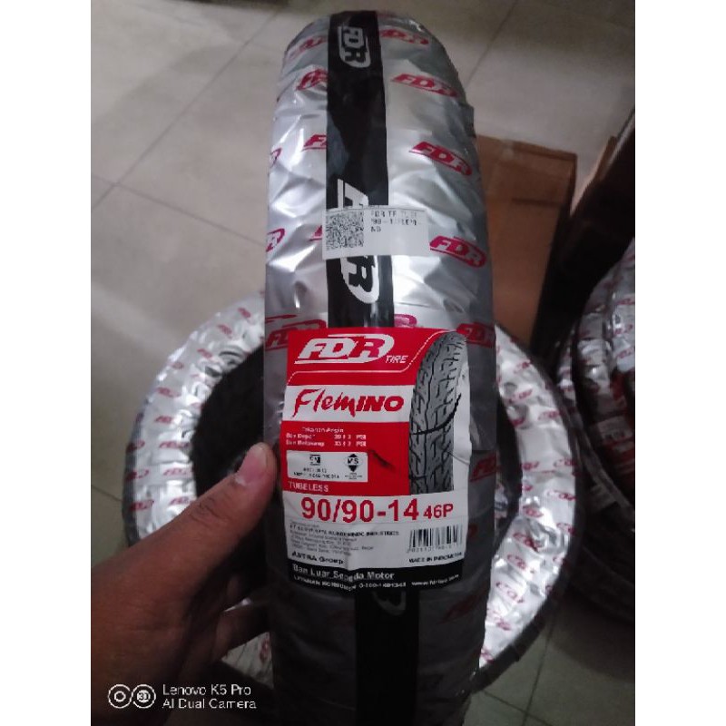 Jual BAN LUAR FDR 90/90-14 TUBELES TUBLESS FLEMINO ASTRA GRUP | Shopee ...