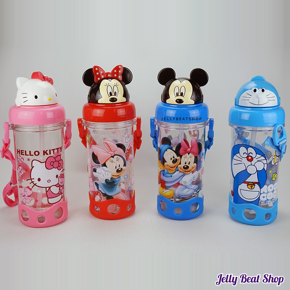 Jual Botol Minum Anak Kepala Karakter BPA Free 500mL (DORAEMON/HK ...