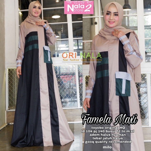 Jual Famela Maxi by Nala | Shopee Indonesia